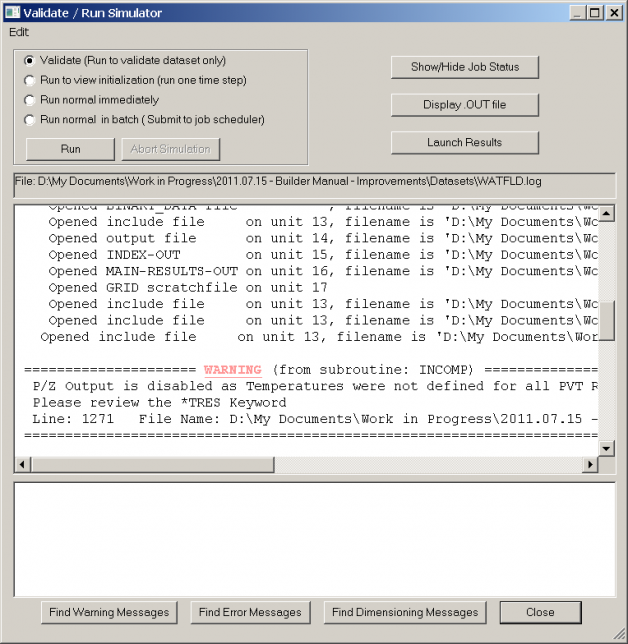 操作指南（12）：验证模型数据文件 – Learn CMG