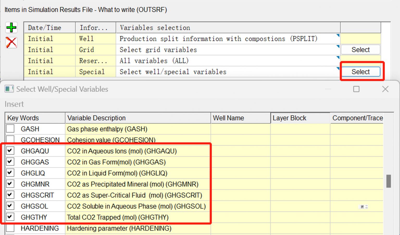 第104期：不同机制下二氧化碳封存量统计及输出（INVENTORY-CO2） – Learn CMG