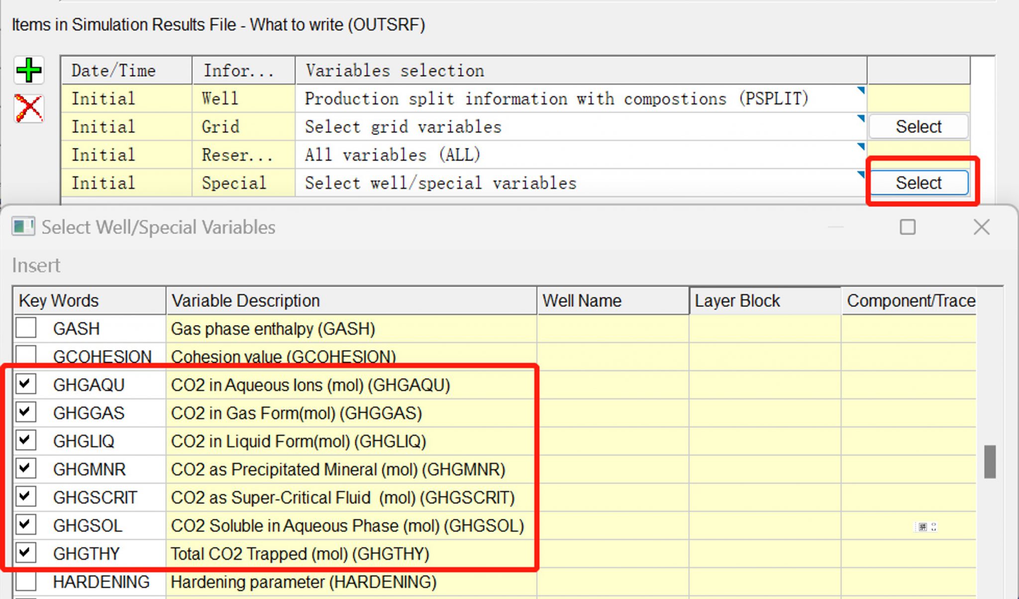 第104期：不同机制下二氧化碳封存量统计及输出（INVENTORY-CO2） – Learn CMG